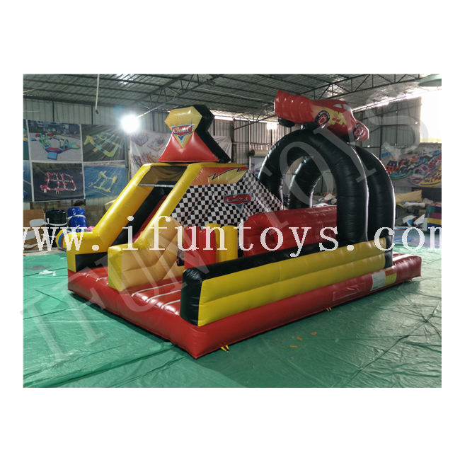 Sports Car Inflatable Obstacle Course / Inflatable Race Car Slide ...