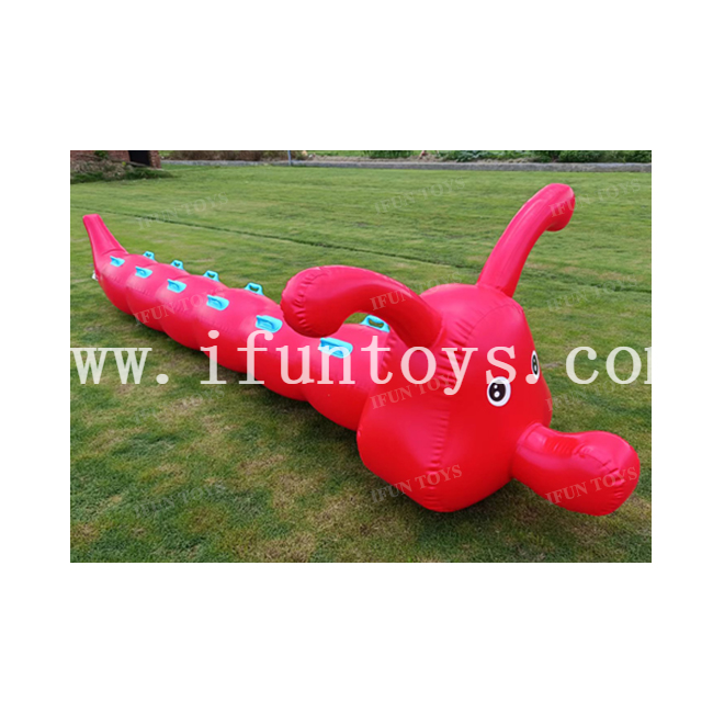 Inflatable Bouncy Sausage Racing Game / Inflatable Carpenterworm PVC ...