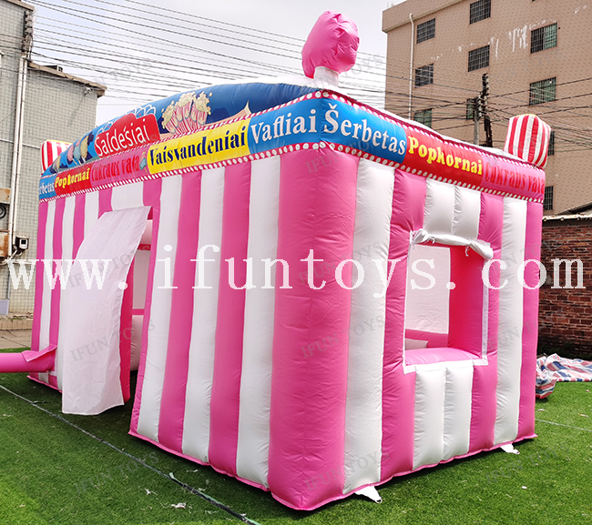 PVC Durable Inflatable Carnival Treat Shop Fun Food Concession Stand ...