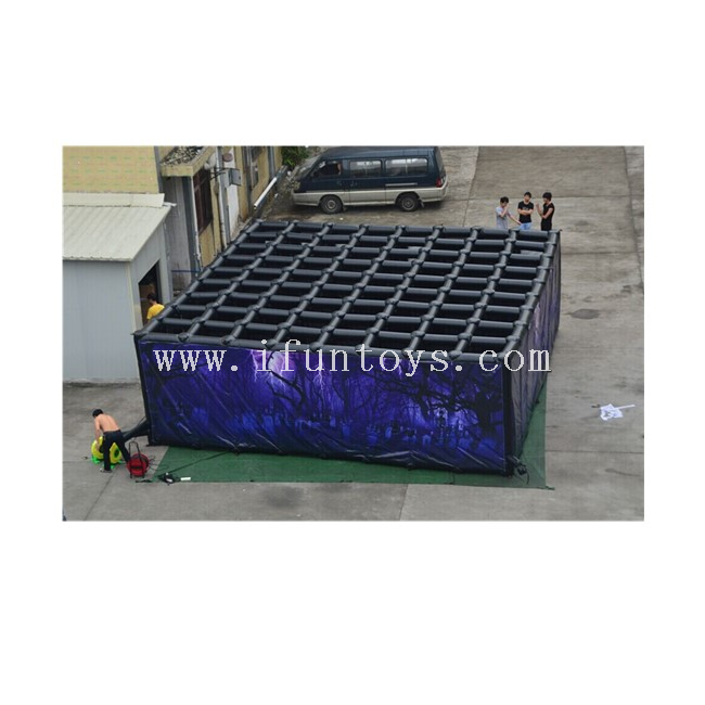 Giant Inflatable Halloween Maz / inflatable haunted house maze ...