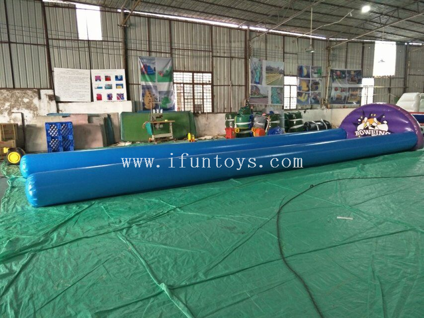 Inflatable bowling race sport games /Outdoor inflatable bowling single ...