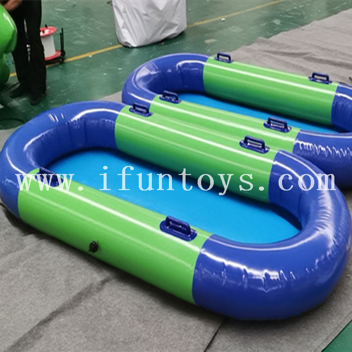 Hot sale in the same boat Inflatable race game /inflatable airship ...