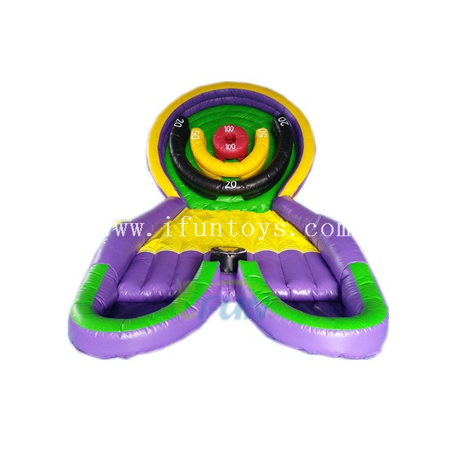 Interactive Carnival Sport Game Inflatable Bullseye Ball / Inflatable ...