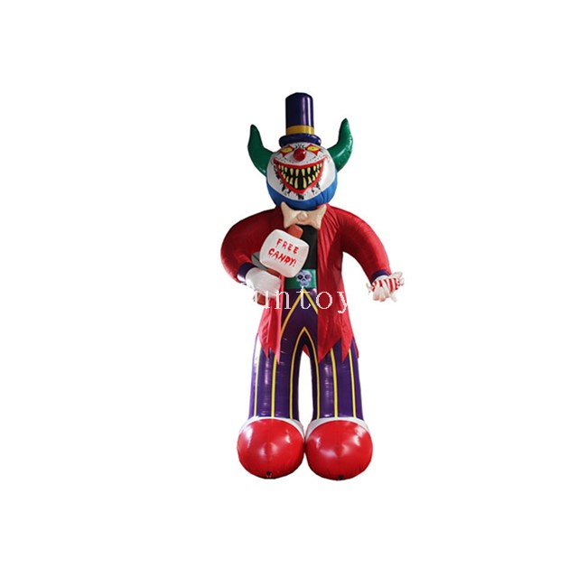 6m Tall Inflatable Scary Clown / Giant Inflatable Monster for Halloween ...