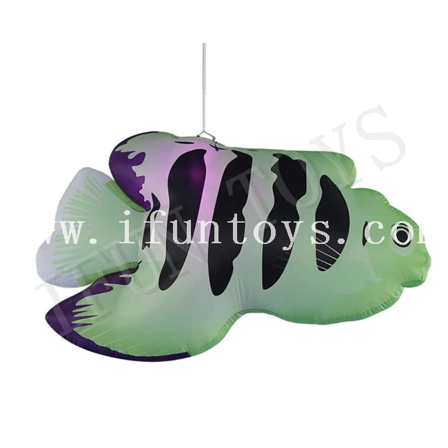 LED Inflatable Fish Decoration / Hanging Gold Fish with LED RGB Light ...