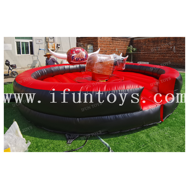 Adults Inflatable Amusement Ride Mechanical Bull / Mechanical Rodeo ...