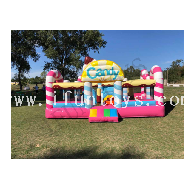 Inflatable Candy Jumping House / Candy Bouncer Castle Inflatable ...