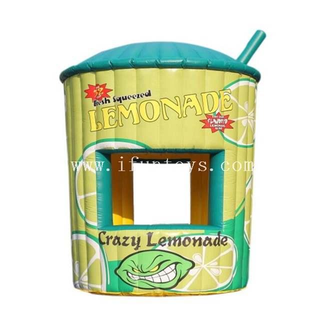 PVC Inflatable Lemonade Concession Stand Booth / Inflatable Lemonade ...