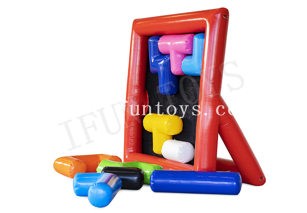 Funny Inflatable Tetris Game / Jigsaw Puzzle Inflatable Team Building ...