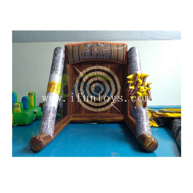 Inflatabe Axe throwing game /axe throwing inflatable target game for ...